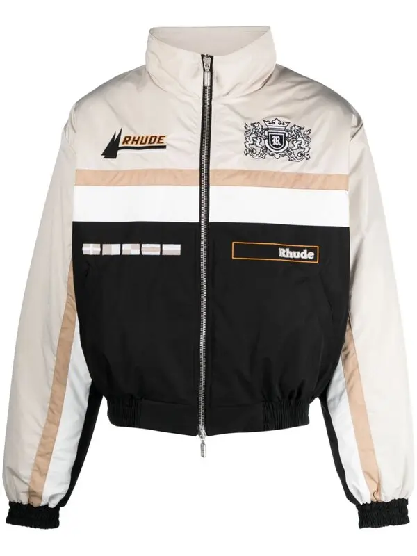 Rhude Yachting Bomber Jacket - Neutrals