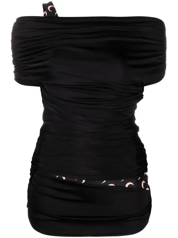 MARINE SERRE Body Shelter Off-the-shoulder Top