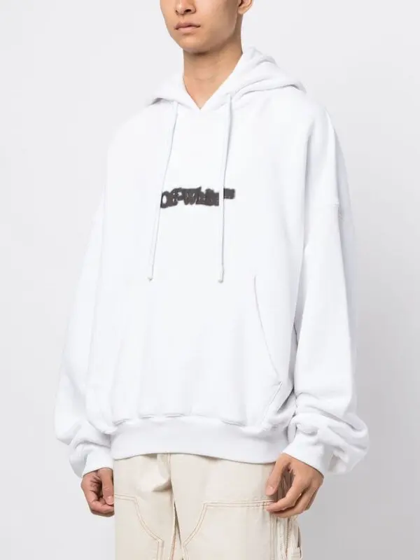 Off-White Logo-print Drawstring Hoodie