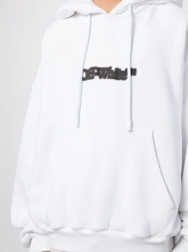 Off-White Logo-print Drawstring Hoodie
