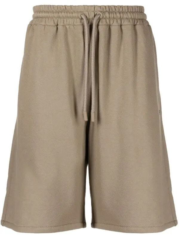 Off-White Diag Cotton Track Shorts