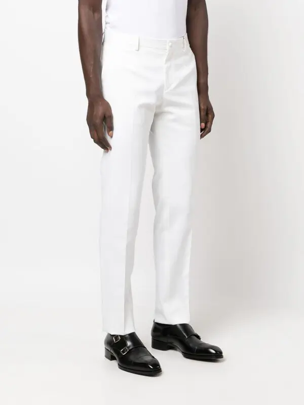 Philipp Plein Twill Wool Long Trousers With Lord Fit