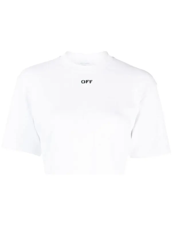 Off-White Logo-print Short-sleeve T-shirt - White