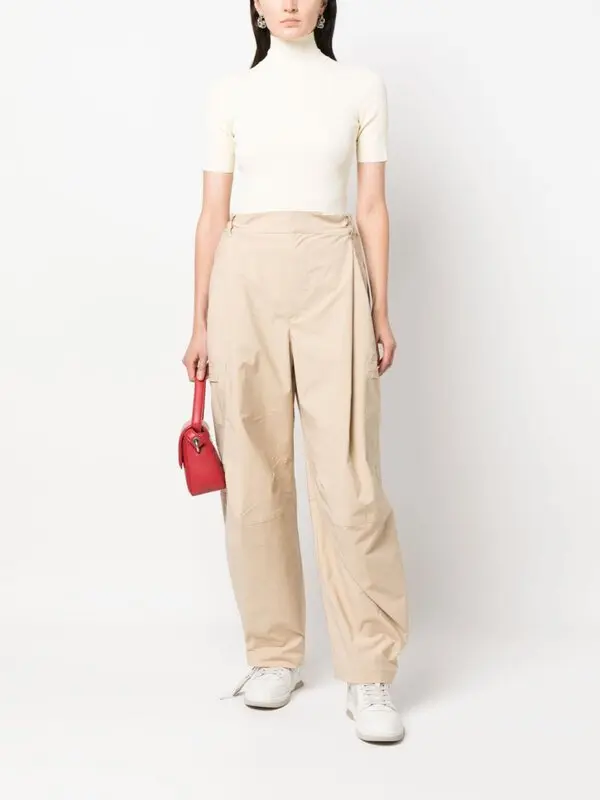 Off-White Logo-debossed Rib-knit Top