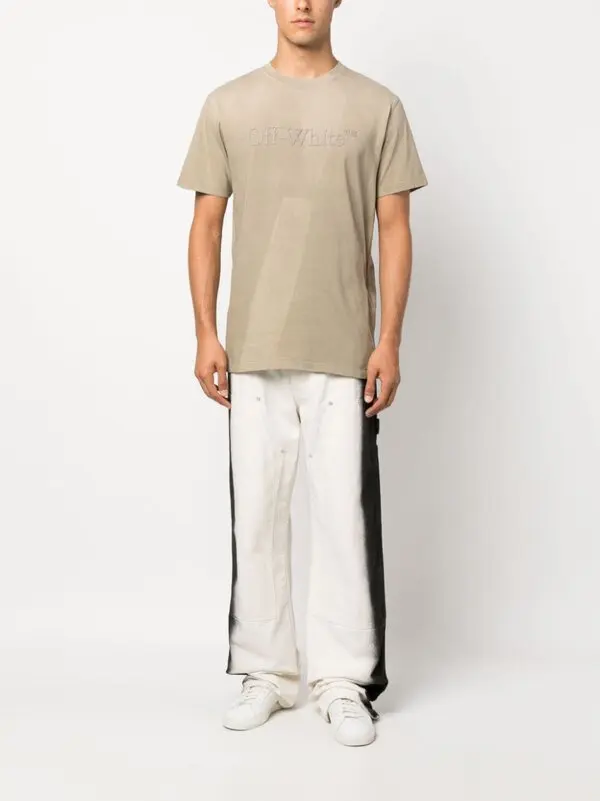 Off-White Logo-patch Cotton T-shirt