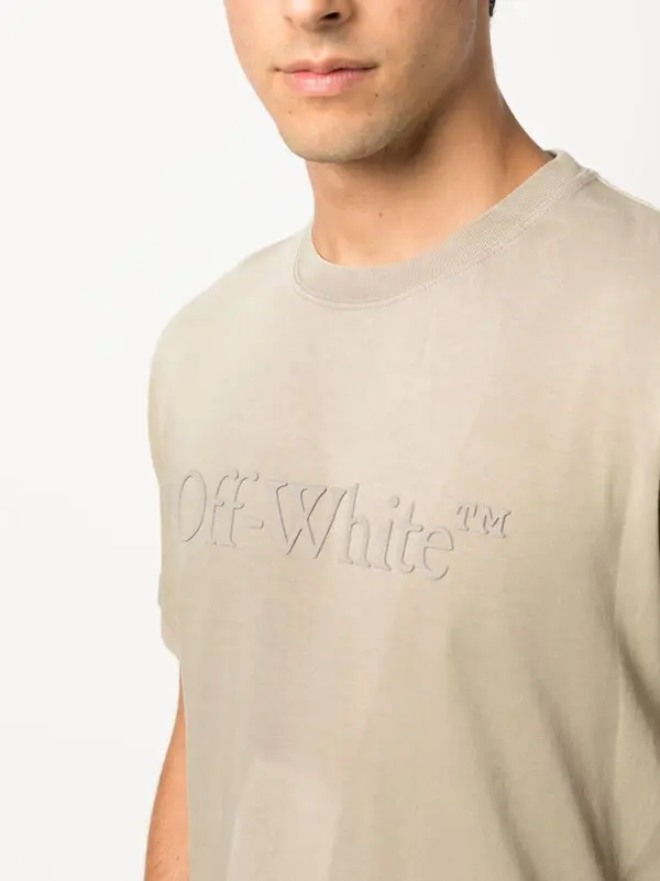 Off-White Logo-patch Cotton T-shirt