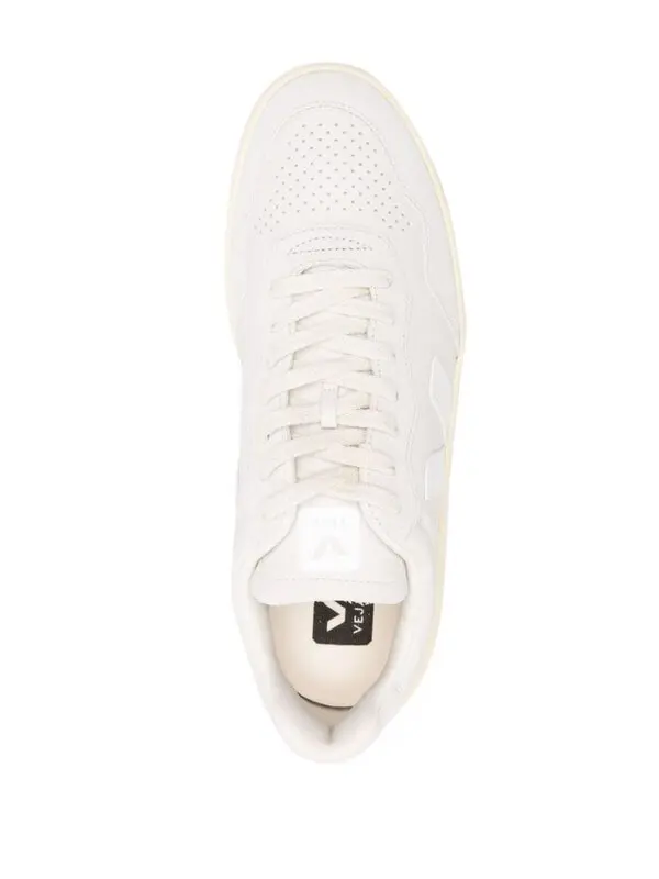 VEJA V-90 Leather Sneakers - White