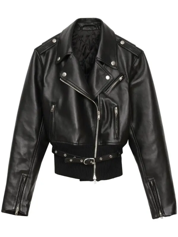 3.1 Phillip Lim Belted Leather Biker Jacket