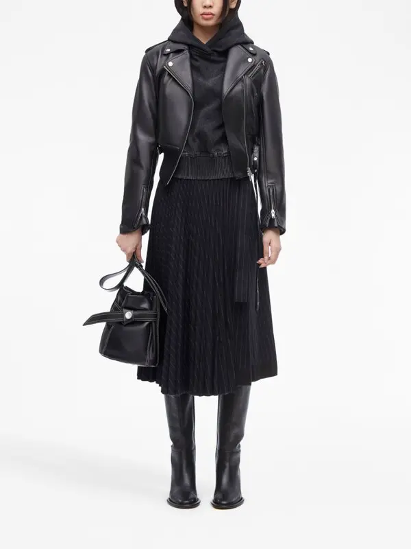 3.1 Phillip Lim Belted Leather Biker Jacket