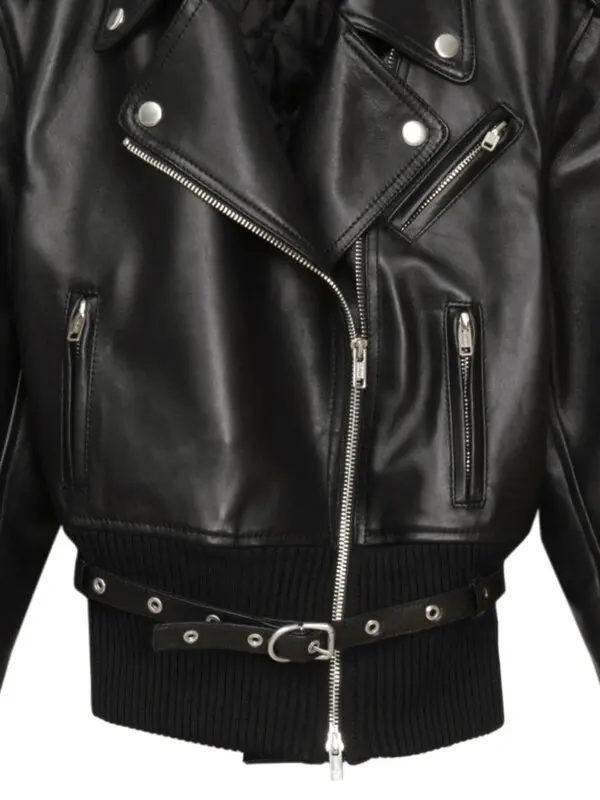3.1 Phillip Lim Belted Leather Biker Jacket