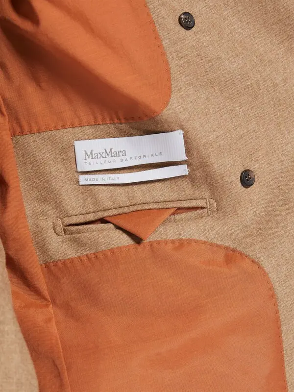 Max Mara Double-breasted Blazer In Wool And Cashmere