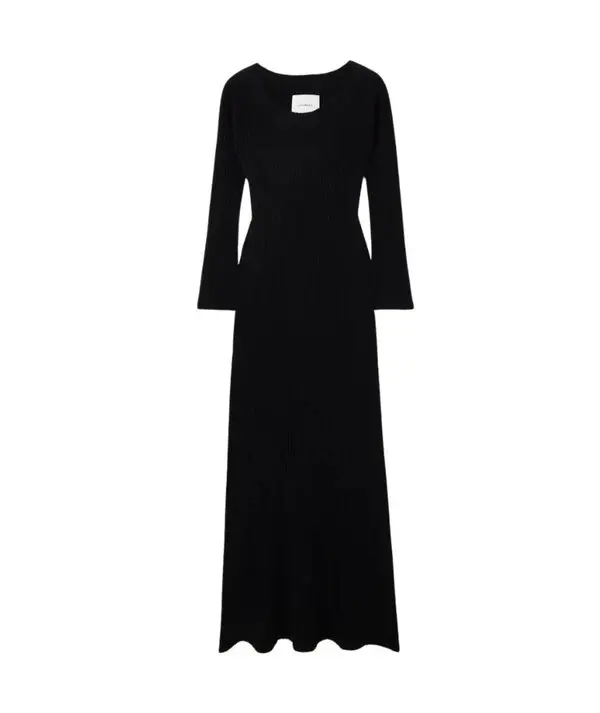 LISA YANG Marvin Ribbed Cashmere Midi Dress