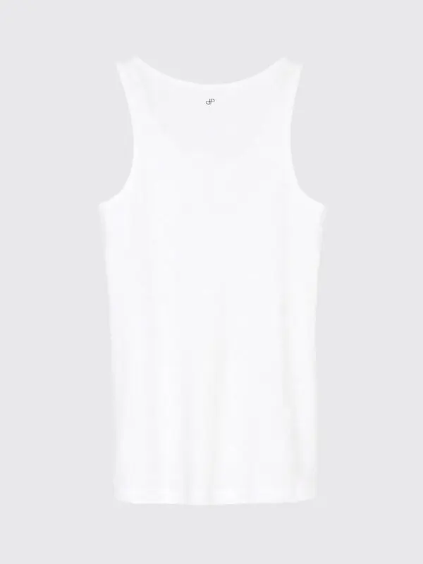 PATOU Cotton Tank Top With Logo - White