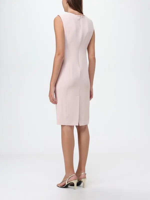 Liu Jo Sleeveless V-neck Midi Dress With Embellished Detail