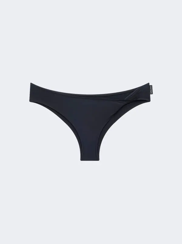 COURREGES Twist Tech Jersey Swim Bottoms - Black