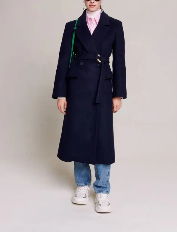 Maje Wool Long Coat