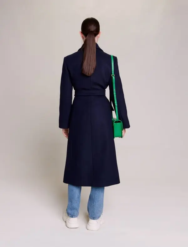 Maje Wool Long Coat