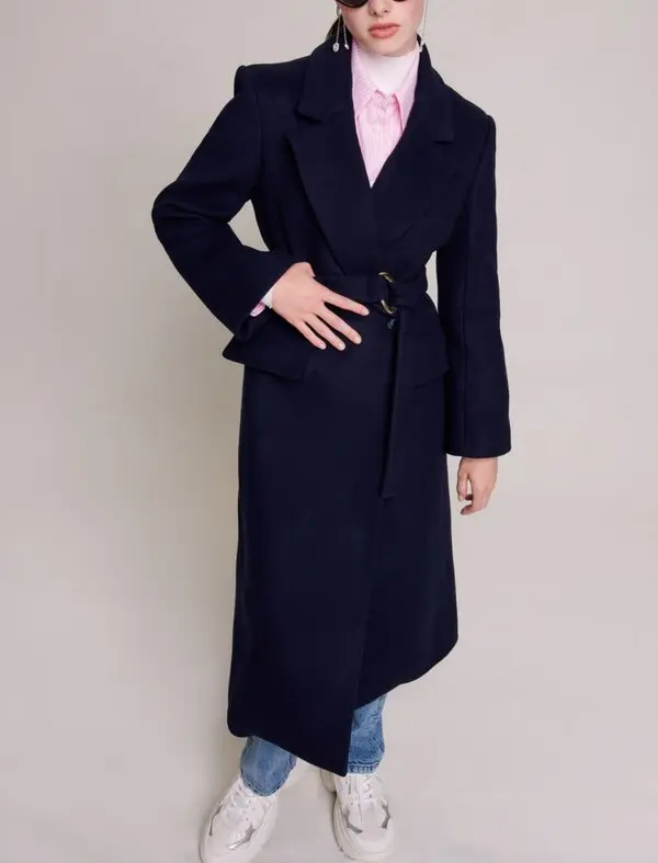 Maje Wool Long Coat