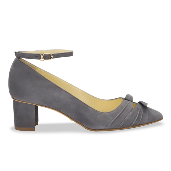 Sarah Flint Perfect Madison 50 Pumps - Stone Grey Suede