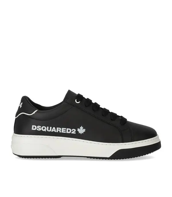 Dsquared2 Bumper Sneaker With Logo In Black - 52% Off
