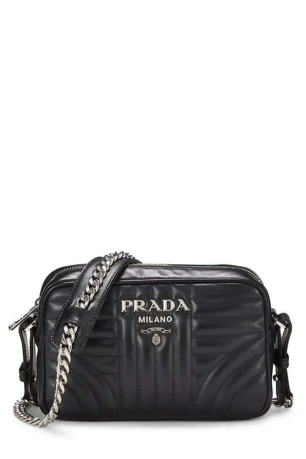 Prada Calfskin Diagramme Camera Bag
