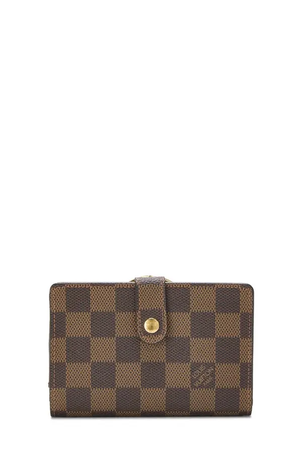 LOUIS VUITTON Damier Ebene Porte-monnaie Viennois Wallet