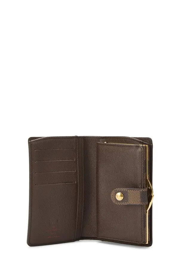 LOUIS VUITTON Damier Ebene Porte-monnaie Viennois Wallet
