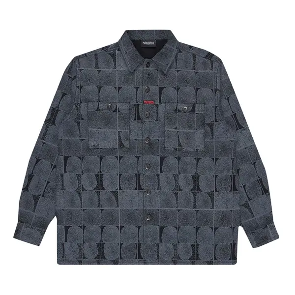 PLEASURES Trace Denim Work Shirt