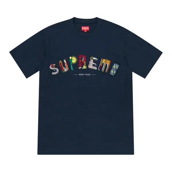Supreme City Arc Tee 'navy - Blue
