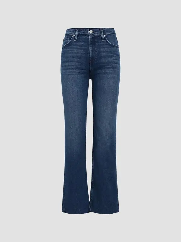 Hudson Jeans Remi High-rise Straight-leg Jeans - Deep Dive