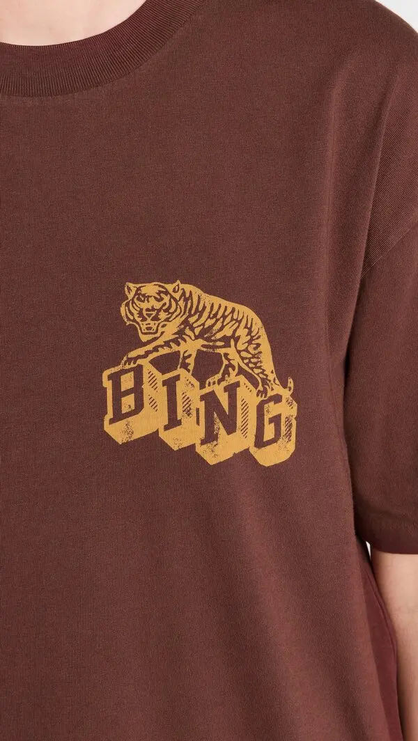 ANINE BING Retro Tiger Walker Tee