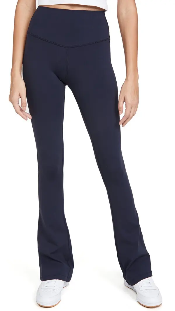 Splits59 Raquel High Waist Supplex Flared Legging, 32 - Indigo