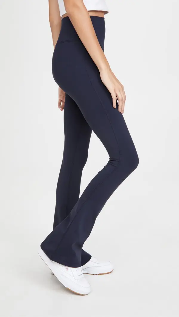 Splits59 Raquel High Waist Supplex Flared Legging, 32 - Indigo
