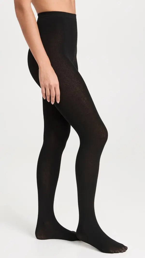 STEMS Cotton Blend Tights - Black
