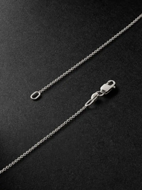 Ileana Makri Golden Eye Mini White Gold Pendant Necklace