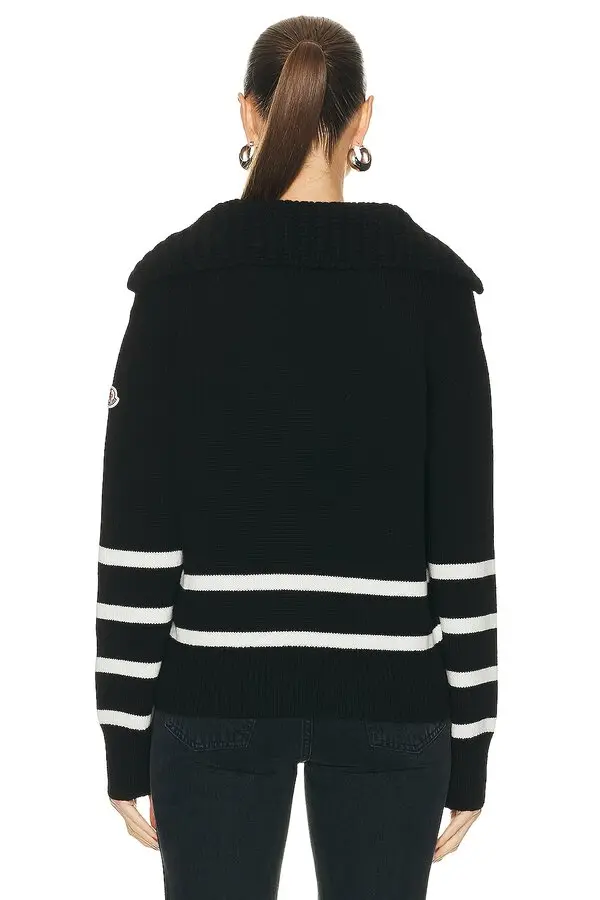 Moncler Long Sleeve Polo Sweater