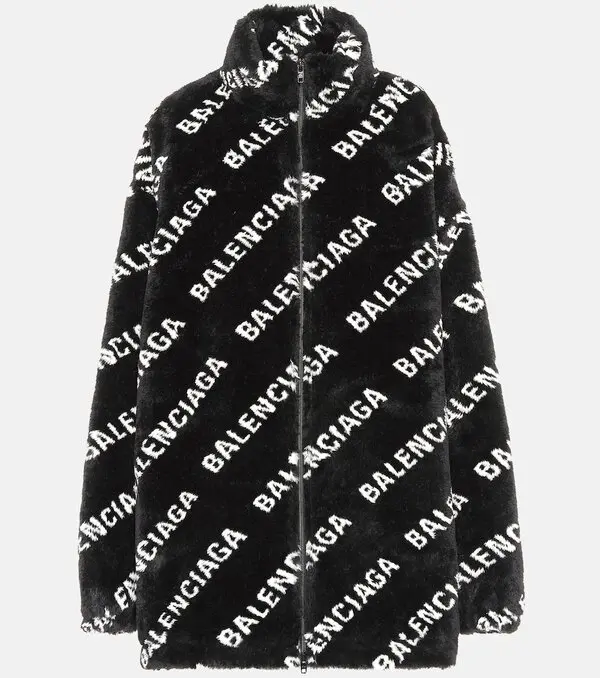 Balenciaga Logo Jacket - Black