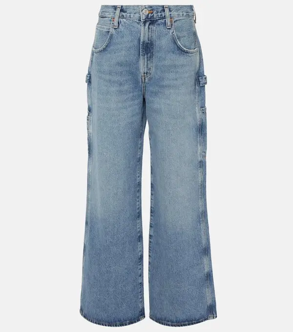 AGOLDE Magda Wide-leg Jeans - Blue