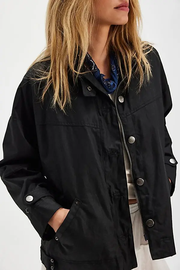 Free People We The Free Cori Waxed Chore Jacket