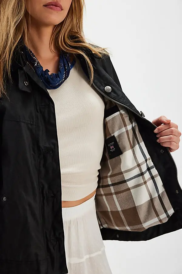Free People We The Free Cori Waxed Chore Jacket