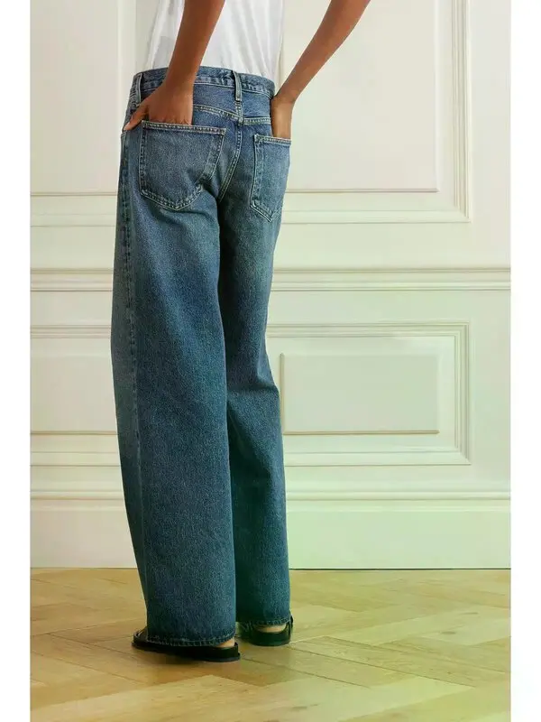 AGOLDE - AGOLDE Clara Baggy Wide-Leg Organic Jeans