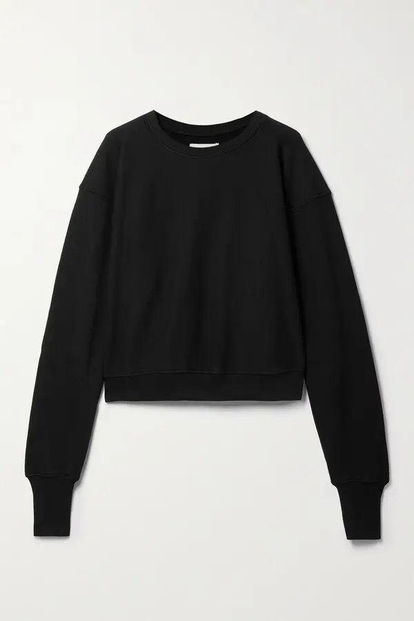 LES TIEN Ryder Cotton-jersey Sweatshirt