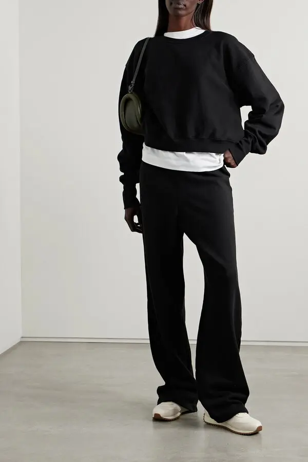 LES TIEN Ryder Cotton-jersey Sweatshirt
