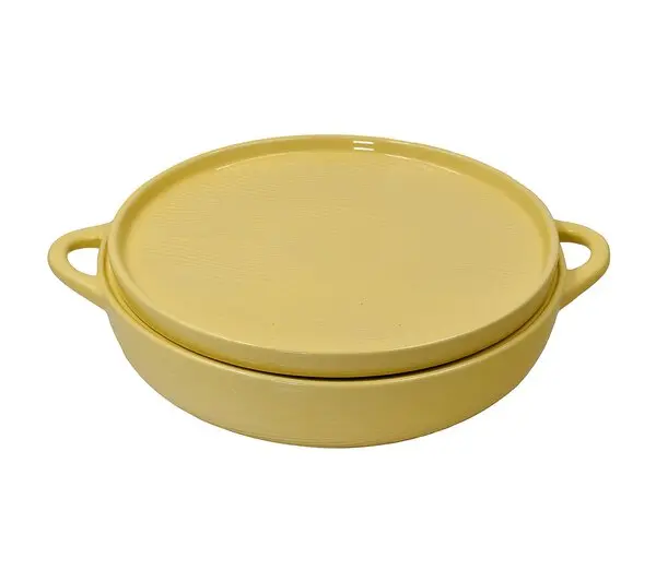 TEMP-TATIONS As Is Woodland 3.5-qt Casserole W/deep Dish Lid - One-color