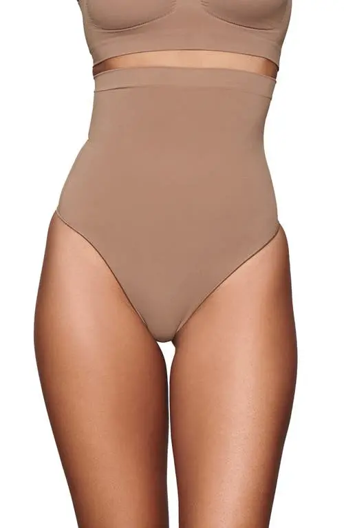 SKIMS Seamless Sculpt High Waist Thong - Sienna
