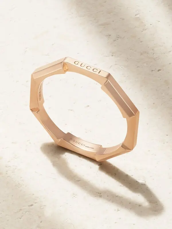 Gucci Link To Love 18-karat Ring - Gold