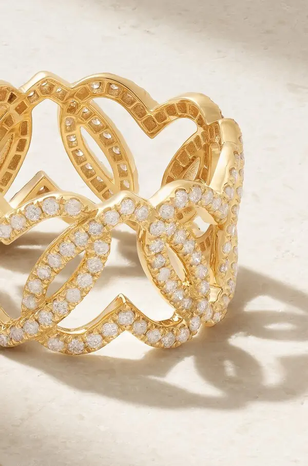 Yvonne Léon 18-karat Diamond Heart Ring