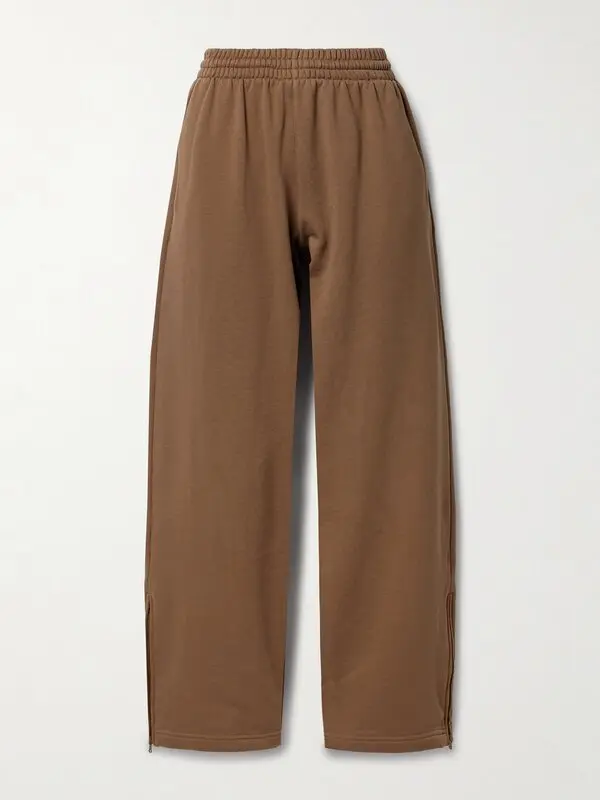 Wardrobe.NYC Hailey Bieber Cotton-jersey Wide-leg Sweatpants