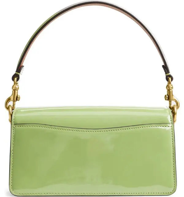 COACH Tabby Signature Patent Leather Shoulder Bag