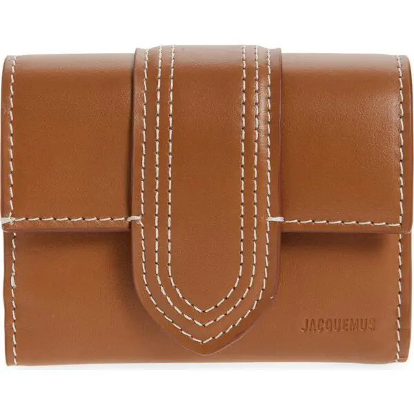 Jacquemus Le Compact Bambino Wallet - Light Brown 2 811